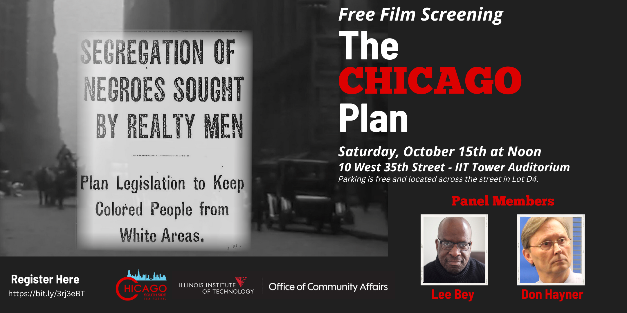Film Screening: The Chicago Plan | Illinois Institute of Technology